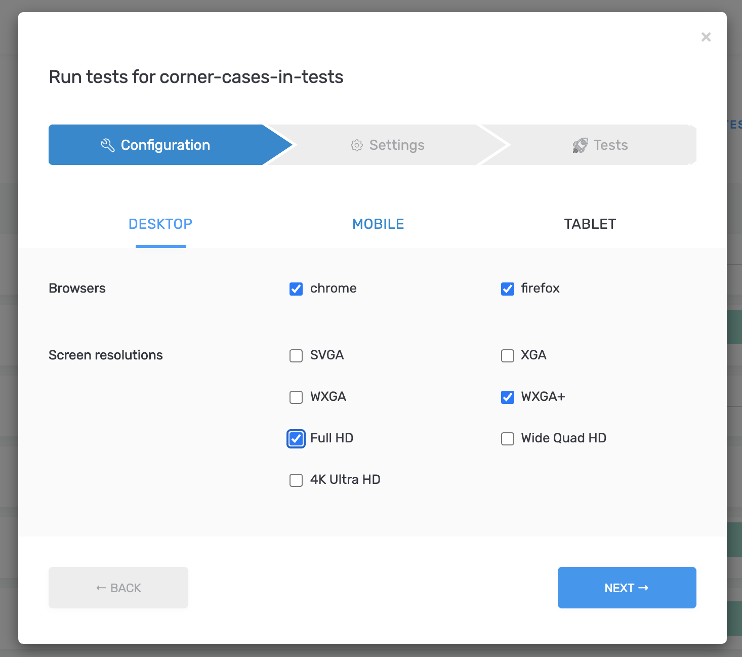 Running tests in the cloud - Trudon
