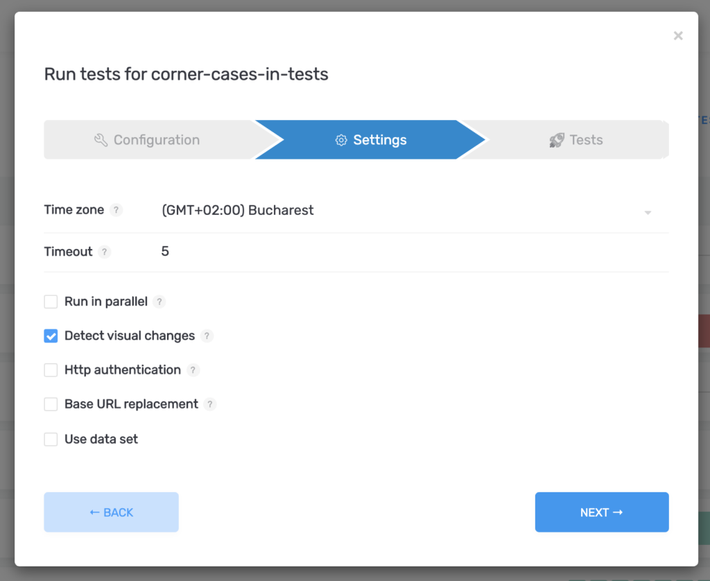 Detect visual changes - Trudon